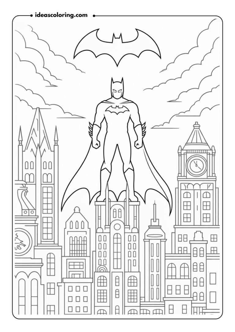 100+ Free Batman Coloring Pages (Printable PDF)