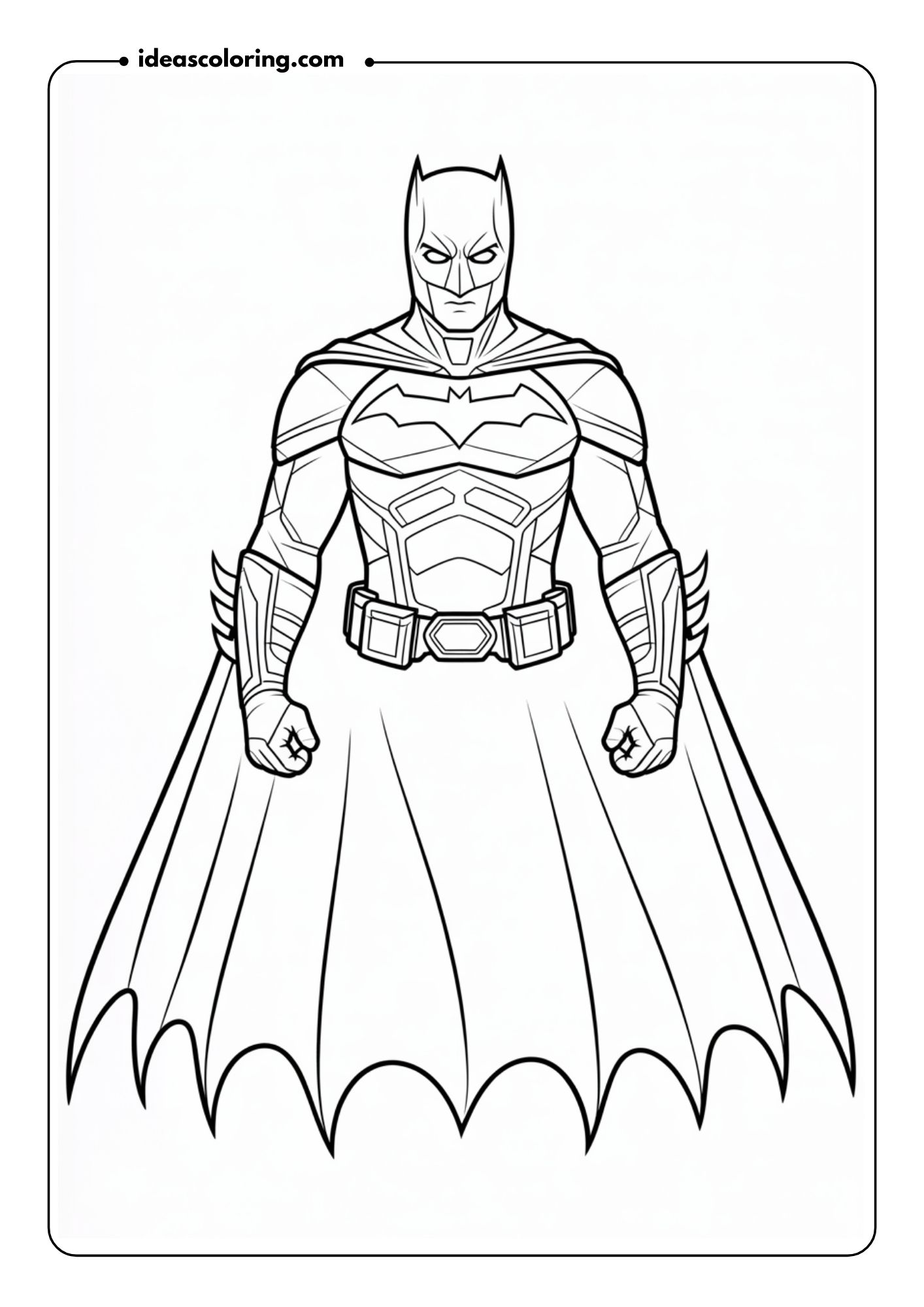 100+ Free Batman Coloring Pages (Printable PDF)