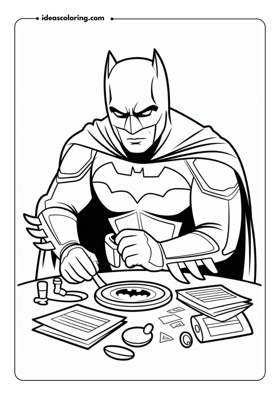 100+ Free Batman Coloring Pages (Printable PDF)