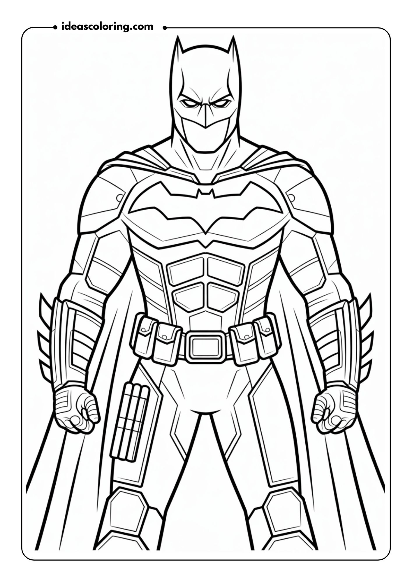 100+ Free Batman Coloring Pages (Printable PDF)