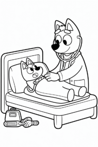 22 Free Printable Bluey Coloring Pages for Kids