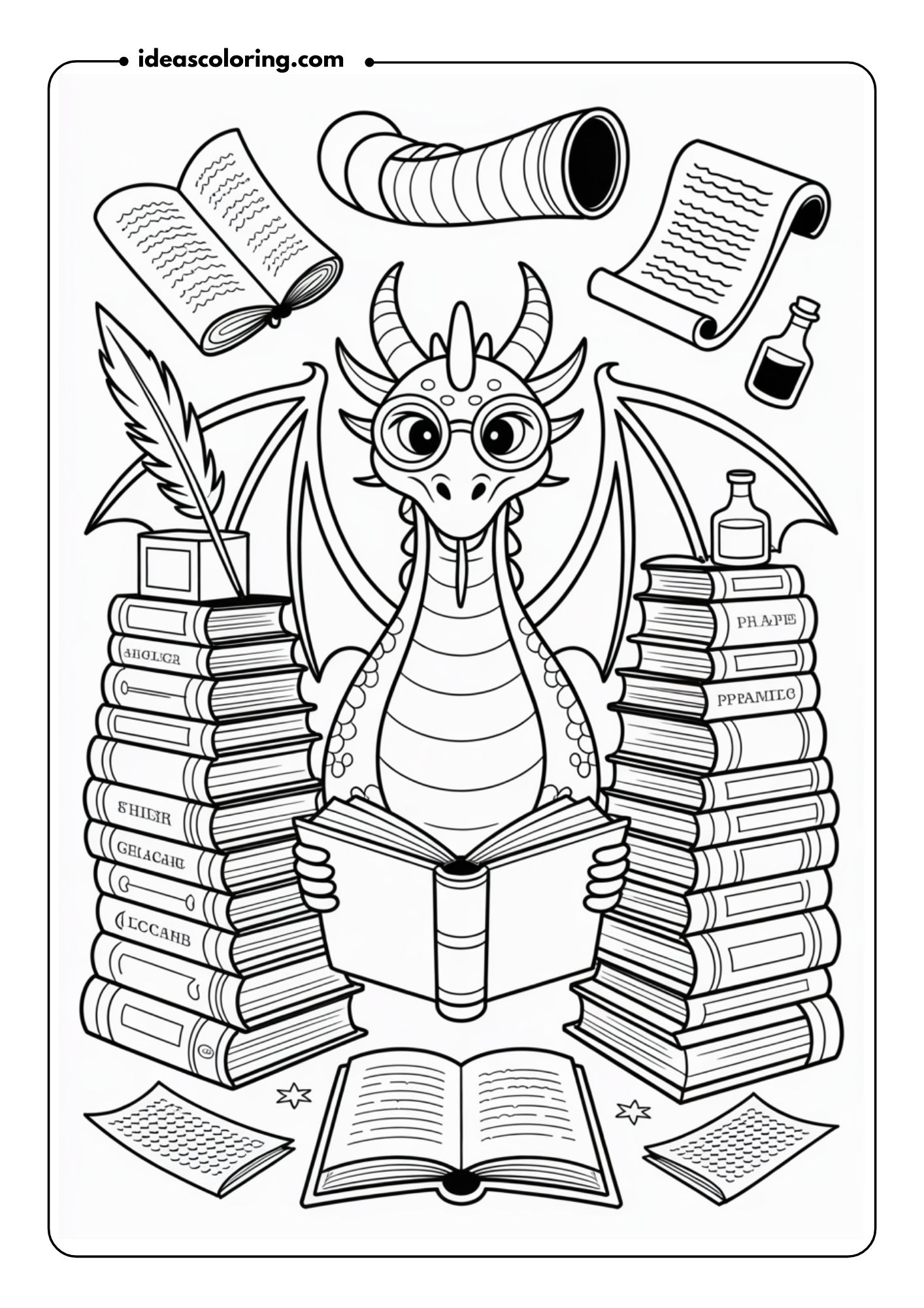 101+ Free Dragon Coloring Pages (Printable PDF)