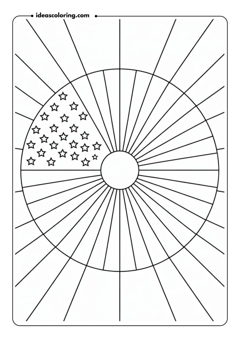 20+ Free American Flag Coloring Pages for Kids & Adults