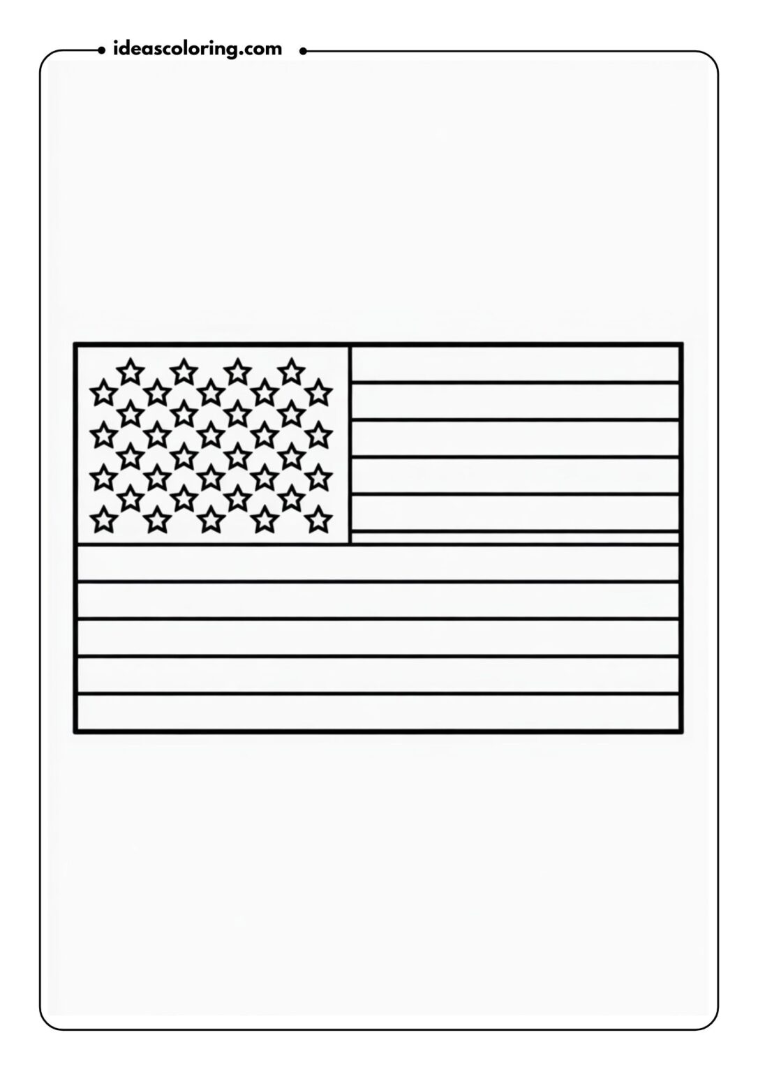 20+ Free American Flag Coloring Pages for Kids & Adults