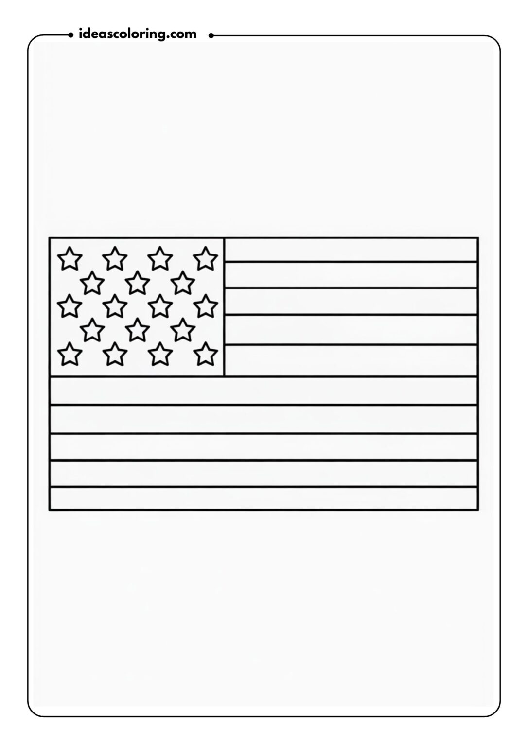 20+ Free American Flag Coloring Pages for Kids & Adults