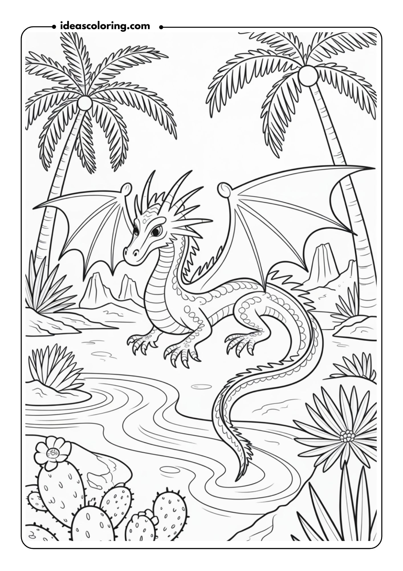 101+ Free Dragon Coloring Pages (Printable PDF)