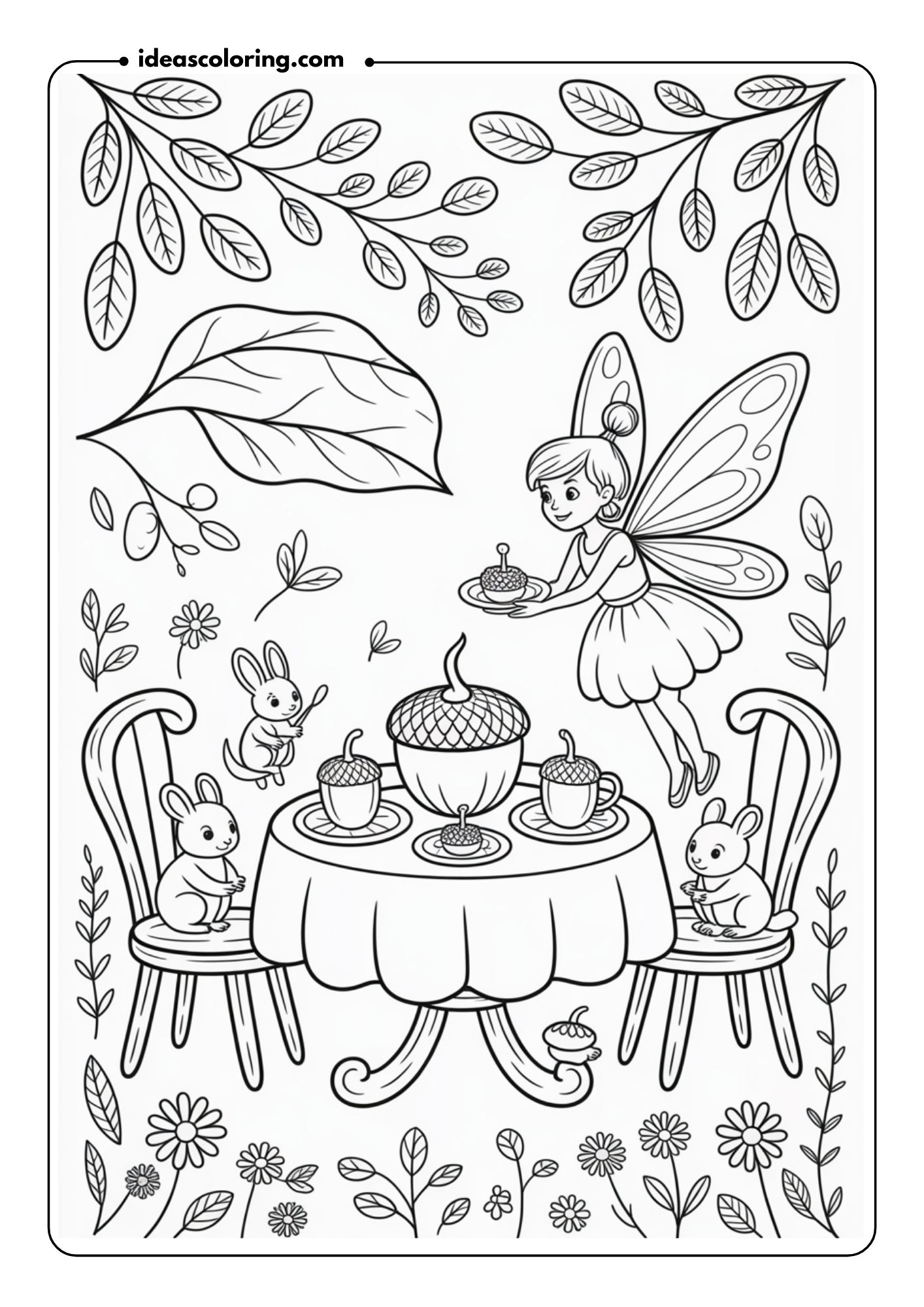 +50 FREE Fairy Coloring Pages - Printable & Cute Designs