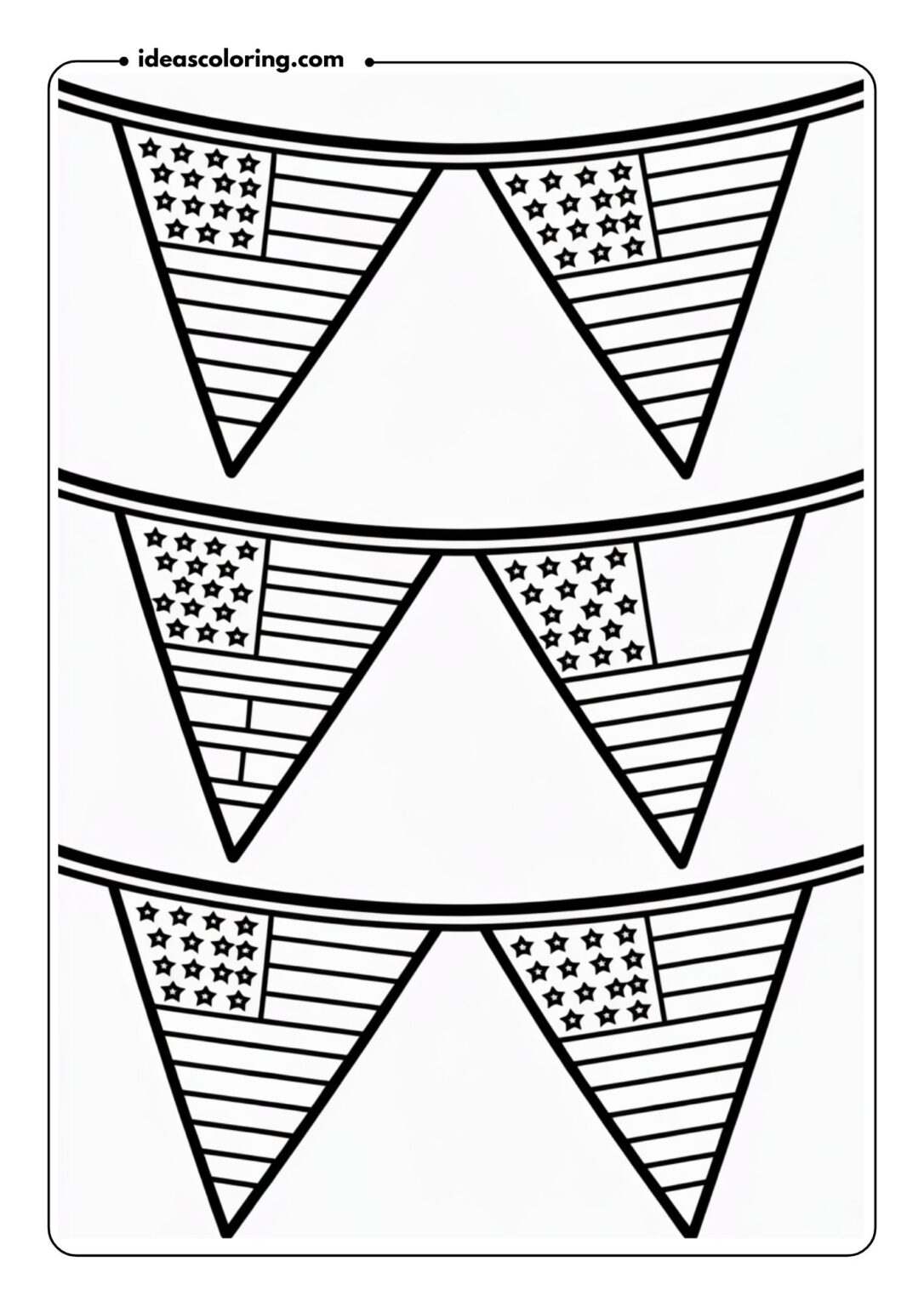 20+ Free American Flag Coloring Pages for Kids & Adults