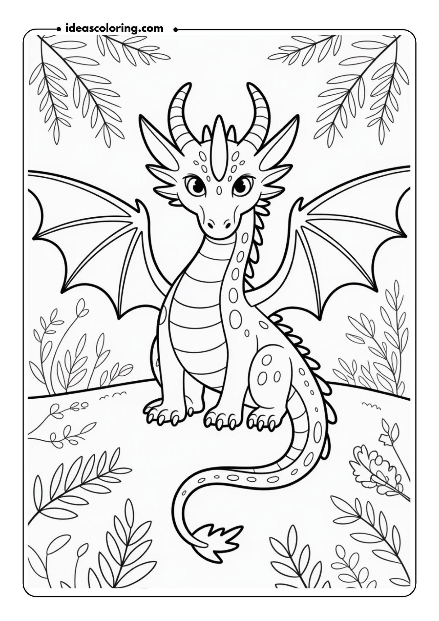 101+ Free Dragon Coloring Pages (Printable PDF)