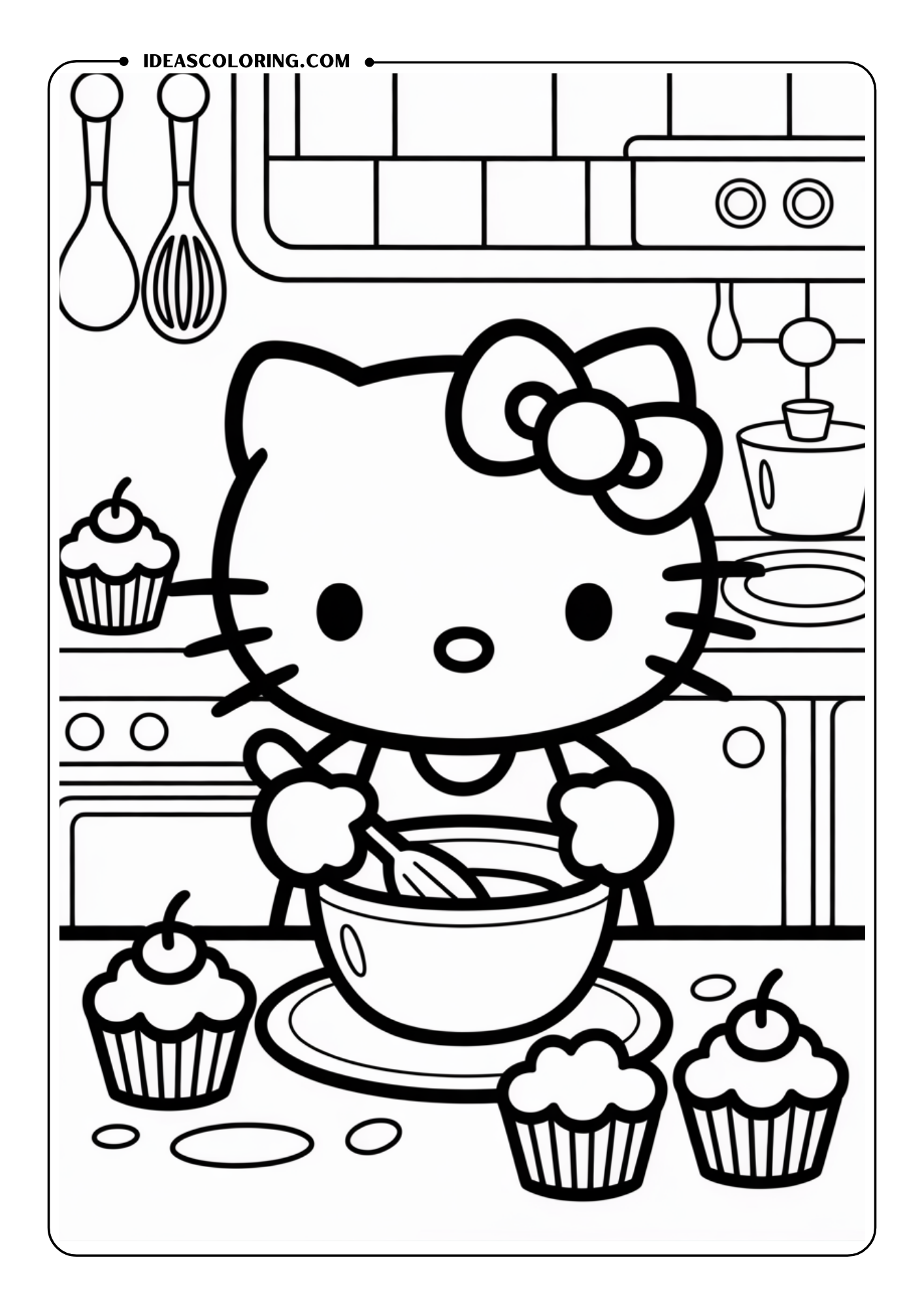 80 Hello Kitty Coloring Pages - Free Printable PDFs for Kids