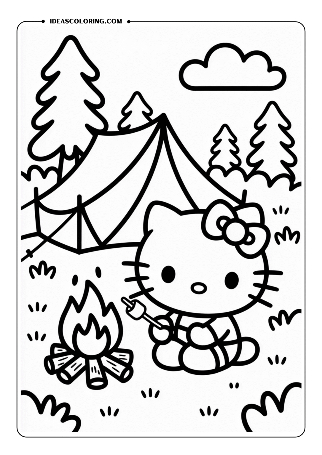 80 Hello Kitty Coloring Pages - Free Printable PDFs for Kids