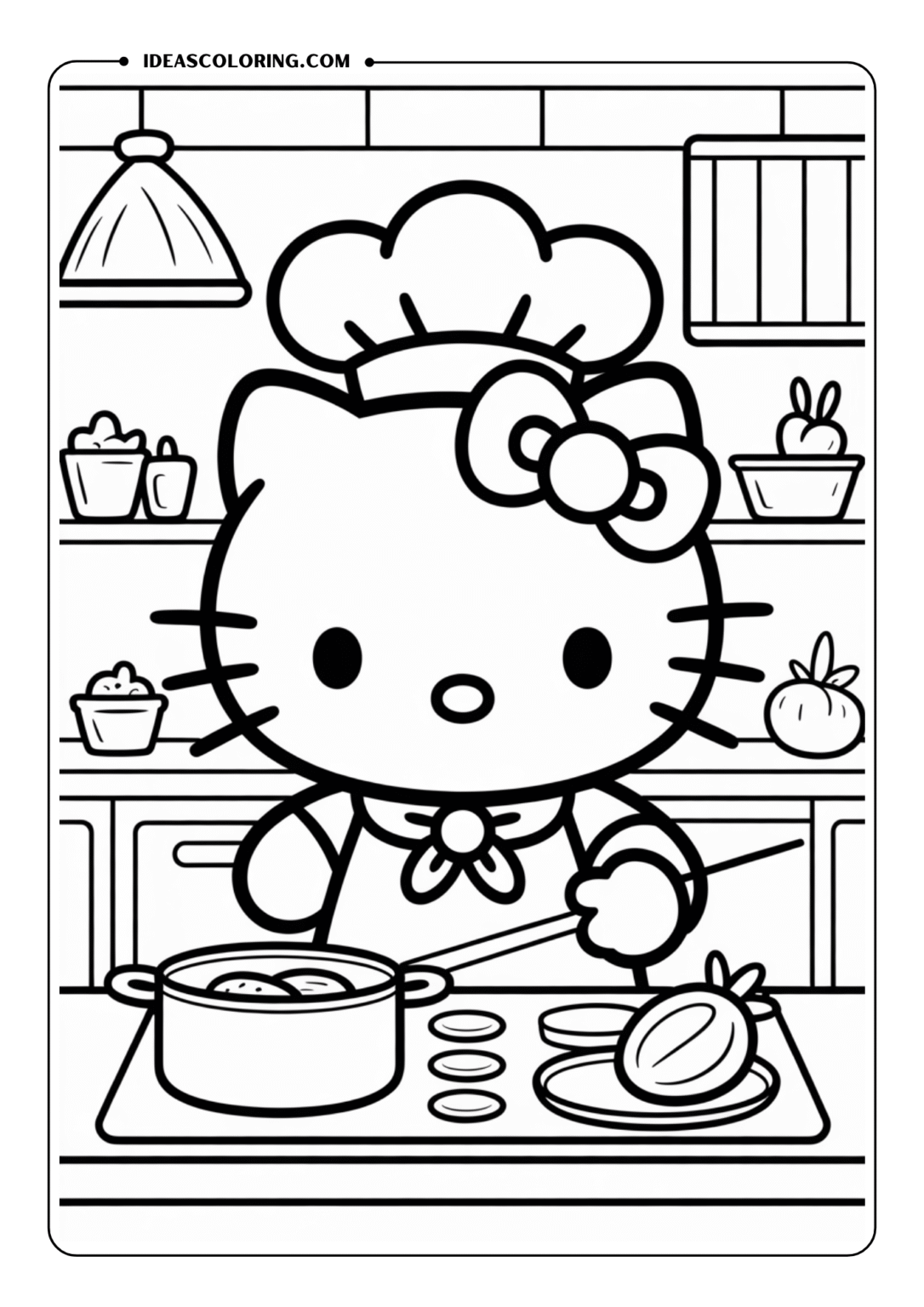 80 Hello Kitty Coloring Pages - Free Printable PDFs for Kids