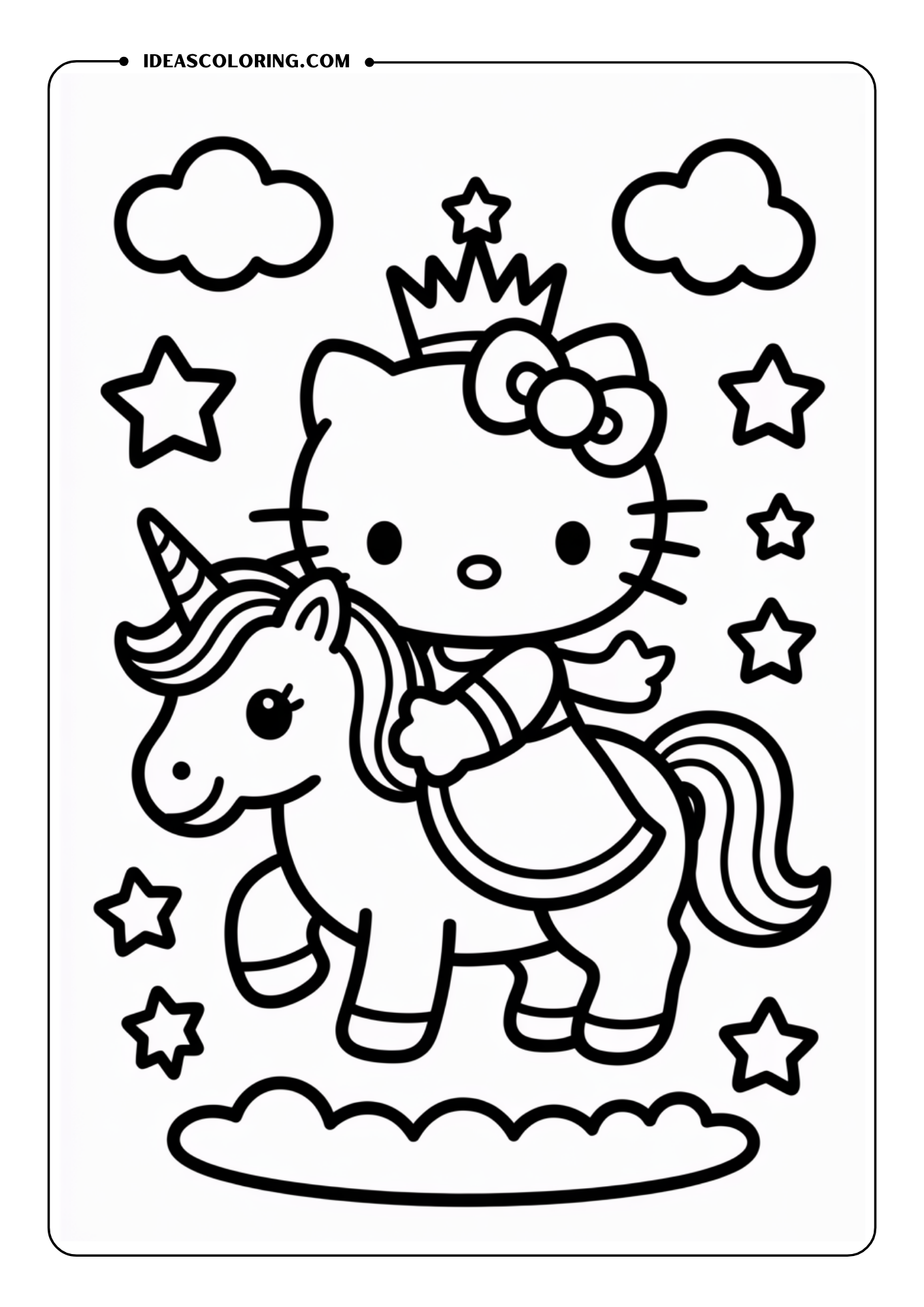 80 Hello Kitty Coloring Pages - Free Printable PDFs for Kids