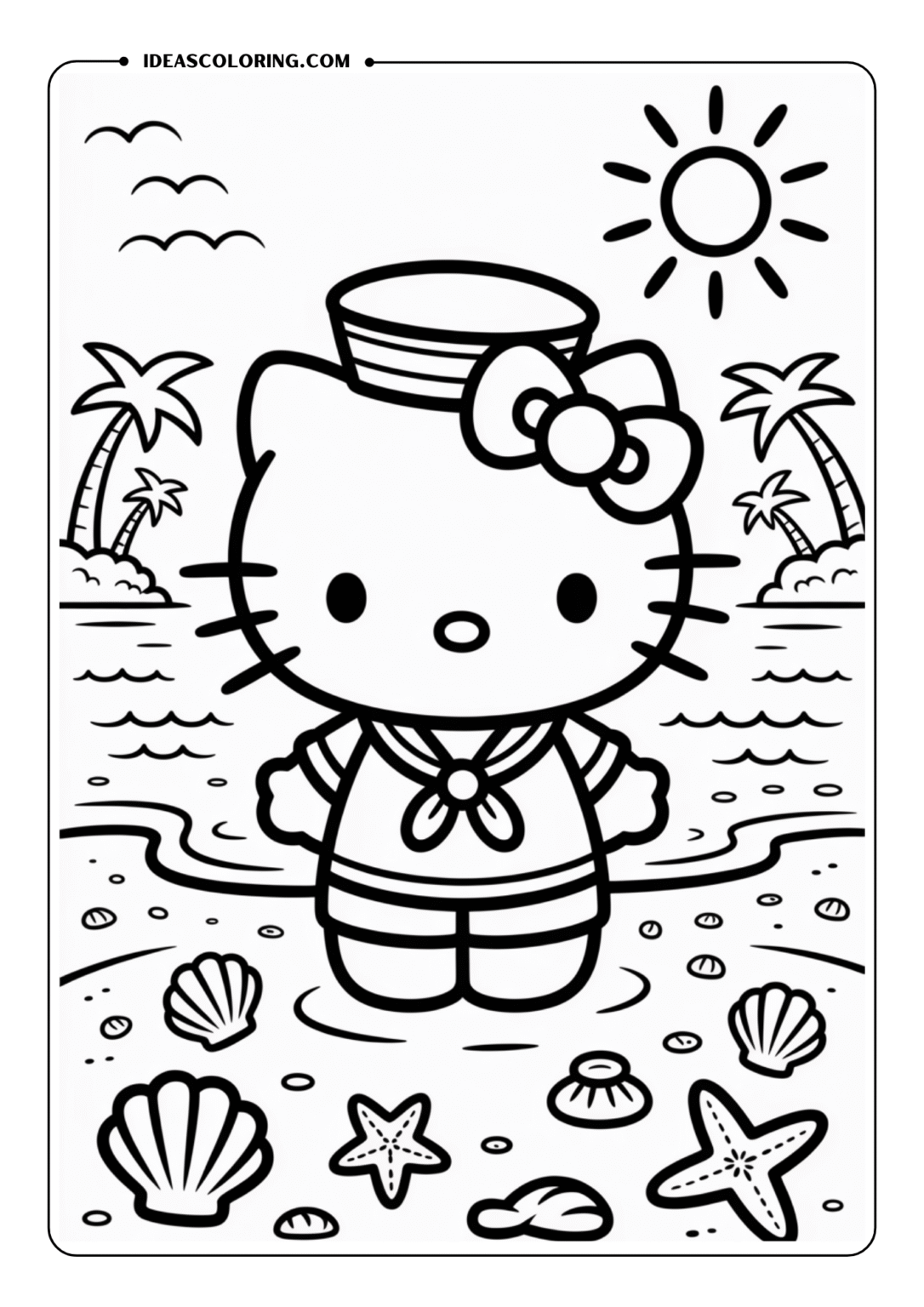 80 Hello Kitty Coloring Pages - Free Printable PDFs for Kids