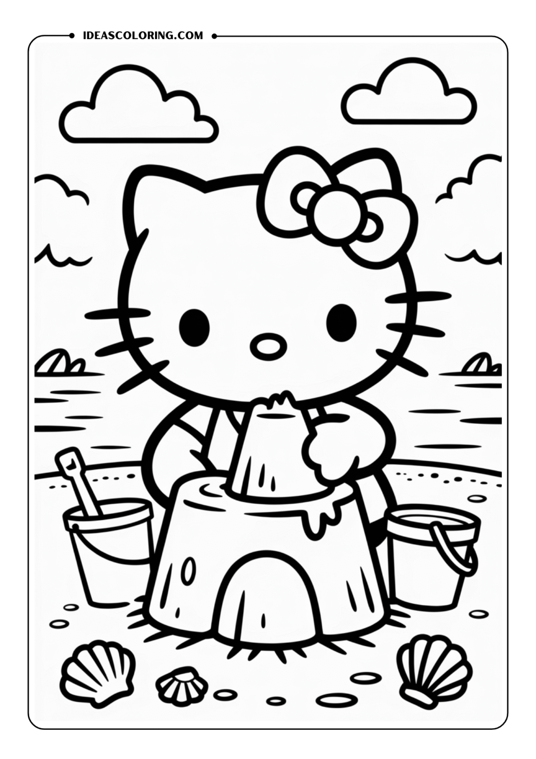 80 Hello Kitty Coloring Pages - Free Printable PDFs for Kids