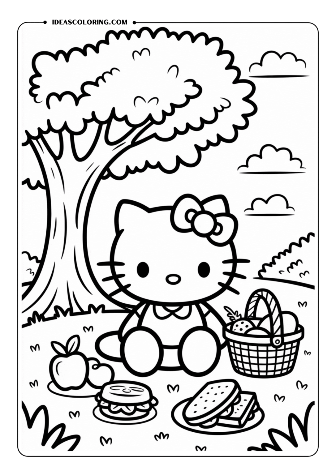 80 Hello Kitty Coloring Pages - Free Printable PDFs for Kids