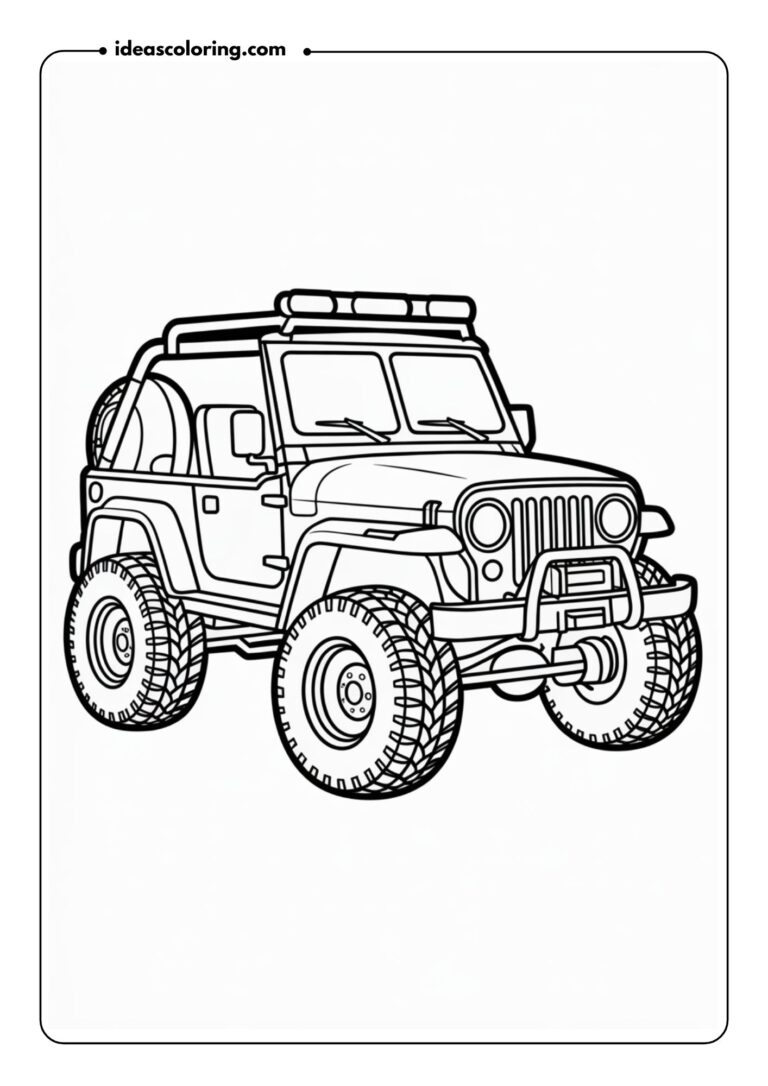 101+ Free Car Coloring Pages (Printable PDFs for Kids & Adults)