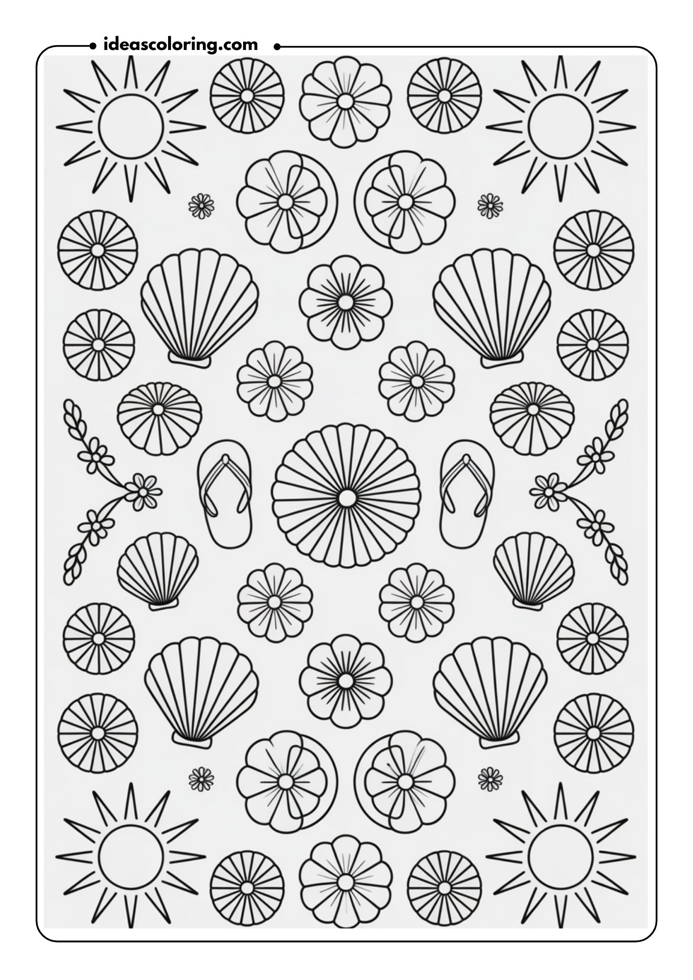100+ Free & Printable Summer Coloring Pages for Kids