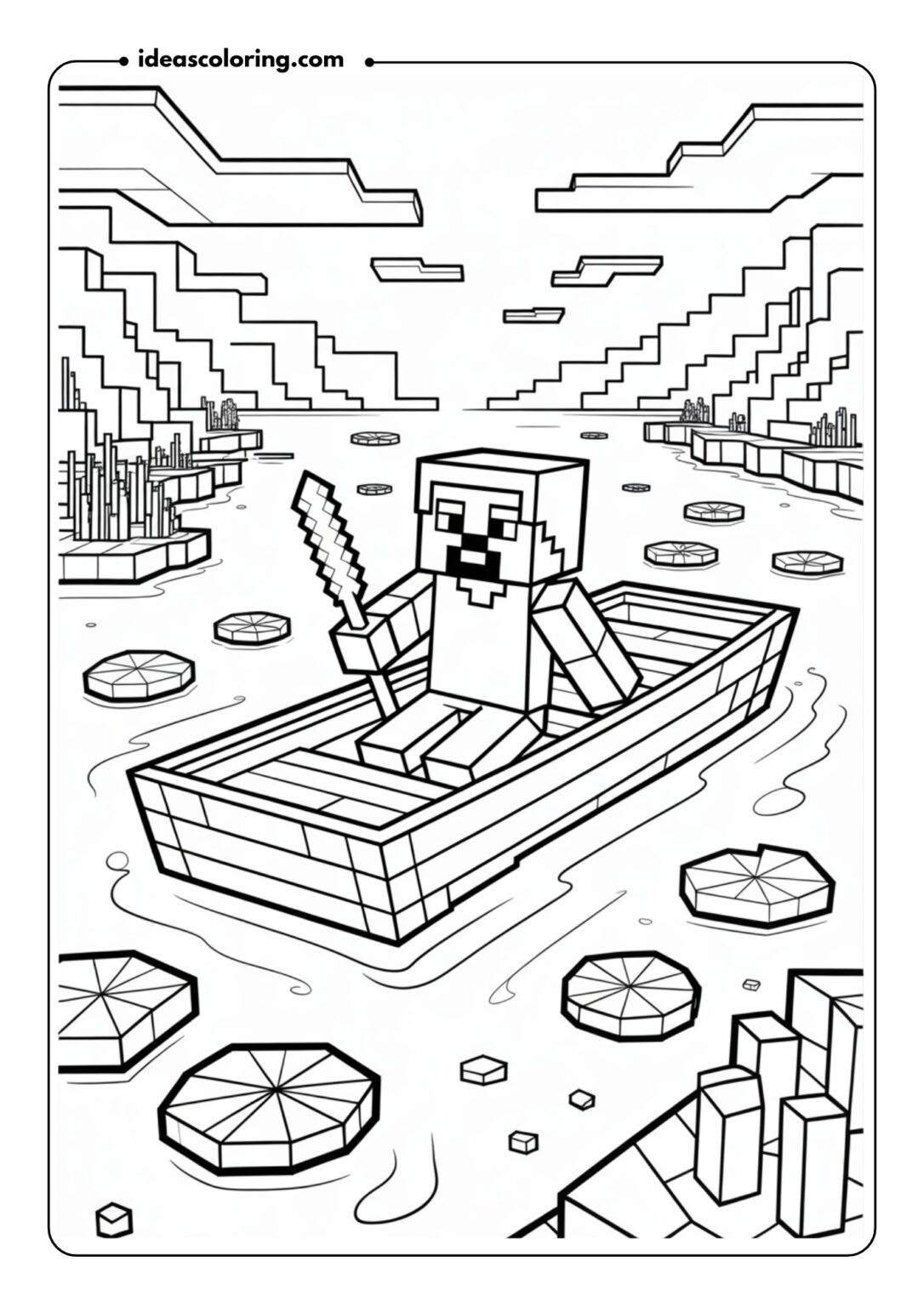 Minecraft Coloring Pages (50+ Free Printable PDF)