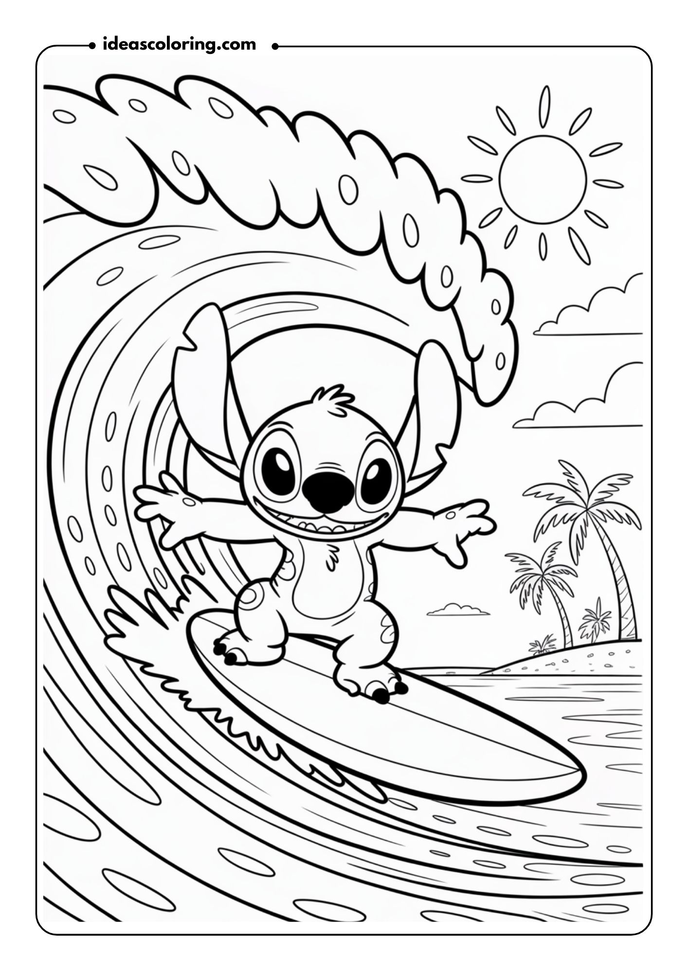 100+ Free Printable Stitch Coloring Pages (PDF)