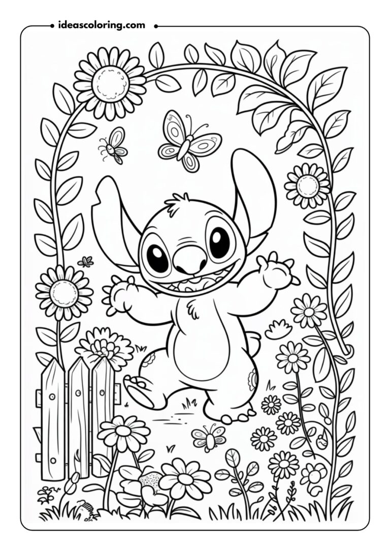 100+ Free Printable Stitch Coloring Pages (PDF)