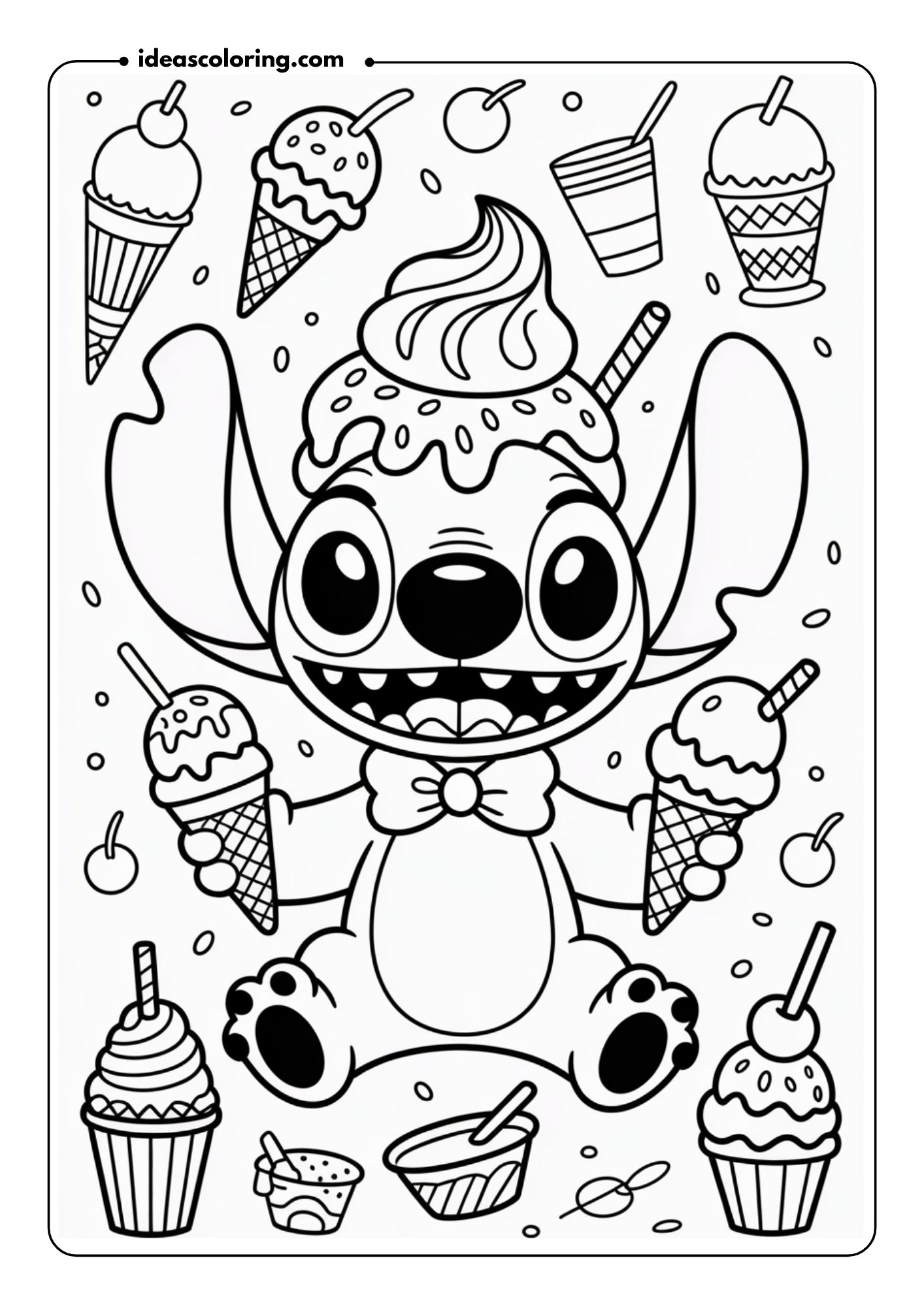 100+ Free Printable Stitch Coloring Pages (PDF)