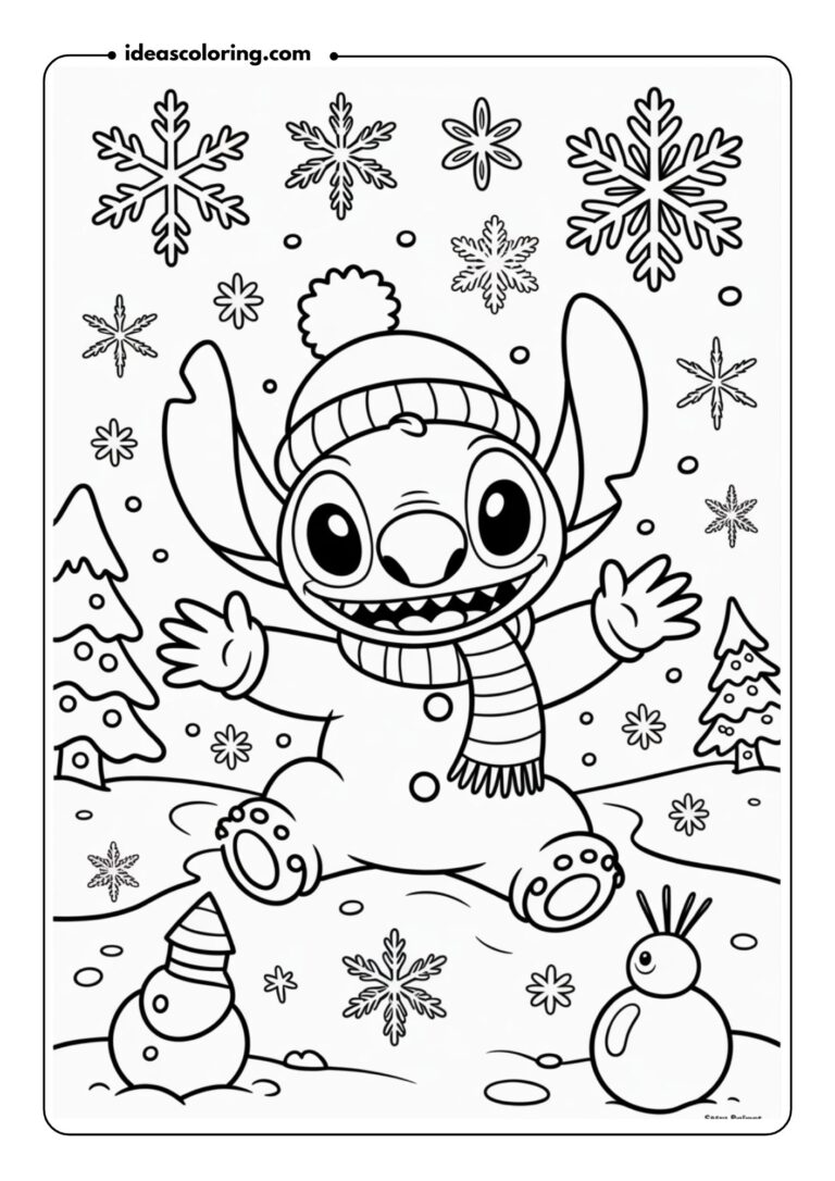 100+ Free Printable Stitch Coloring Pages (PDF)