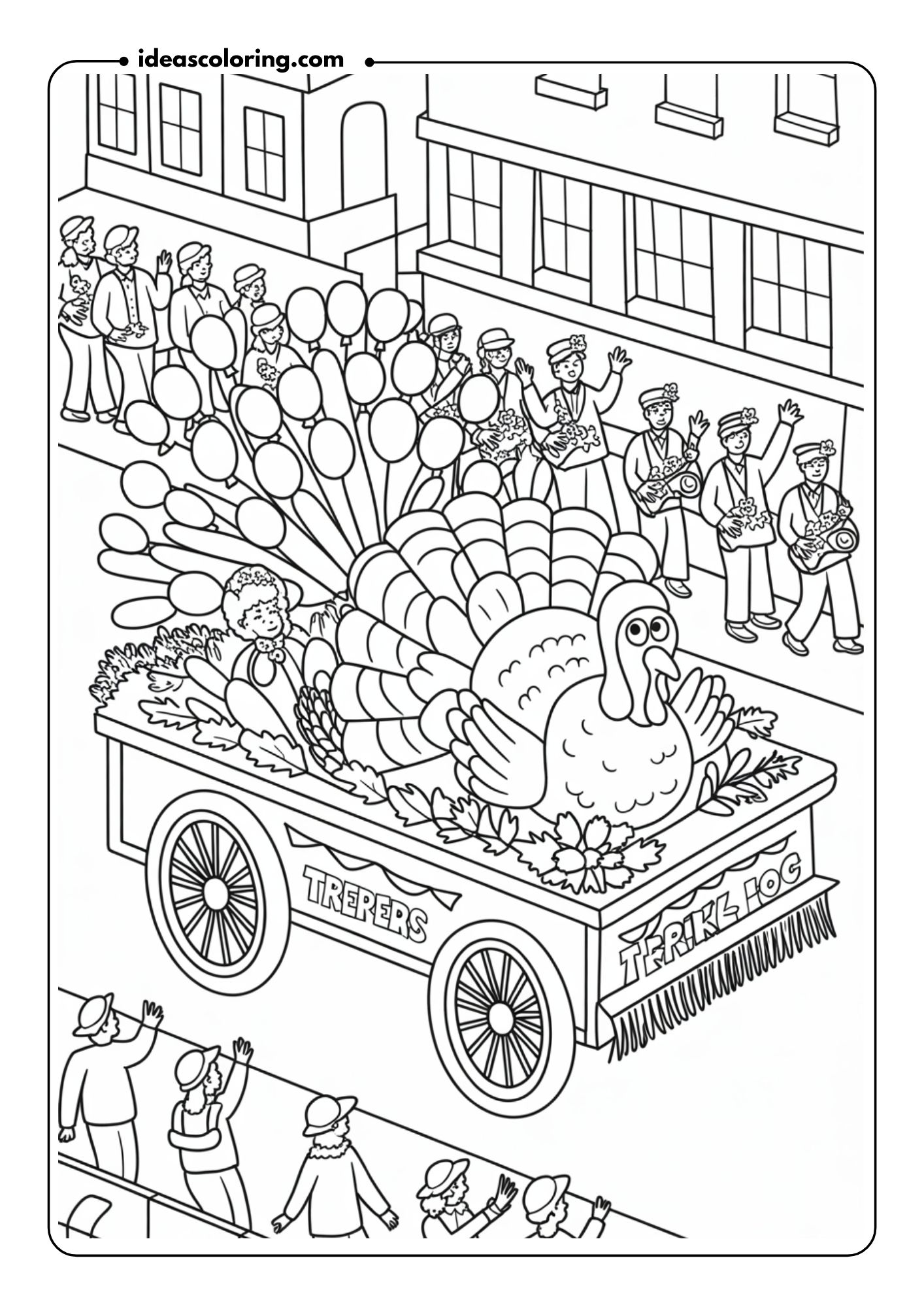 Download 50+ Free Thanksgiving Coloring Pages