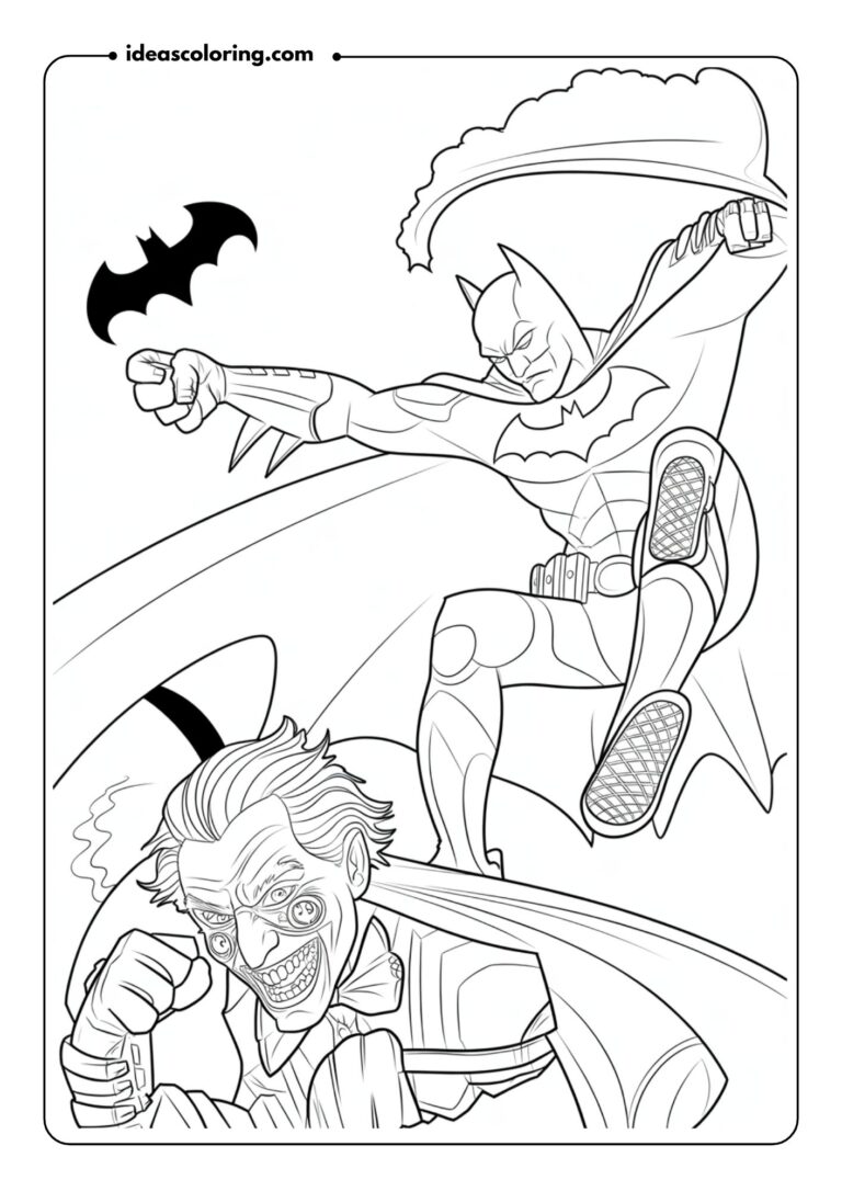 100+ Free Batman Coloring Pages (Printable PDF)