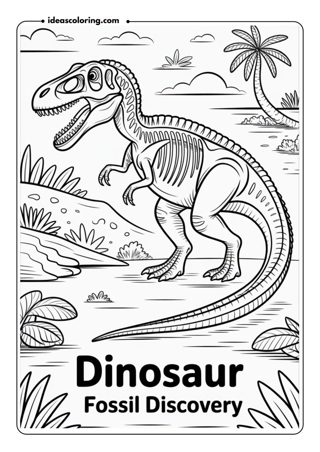 100+ Free Printable Dinosaur Coloring Pages:
