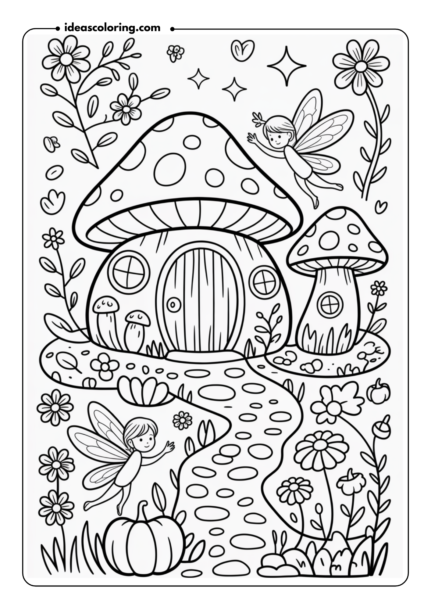 50+ Autumn & Fall Coloring Pages (Free PDF Printables)