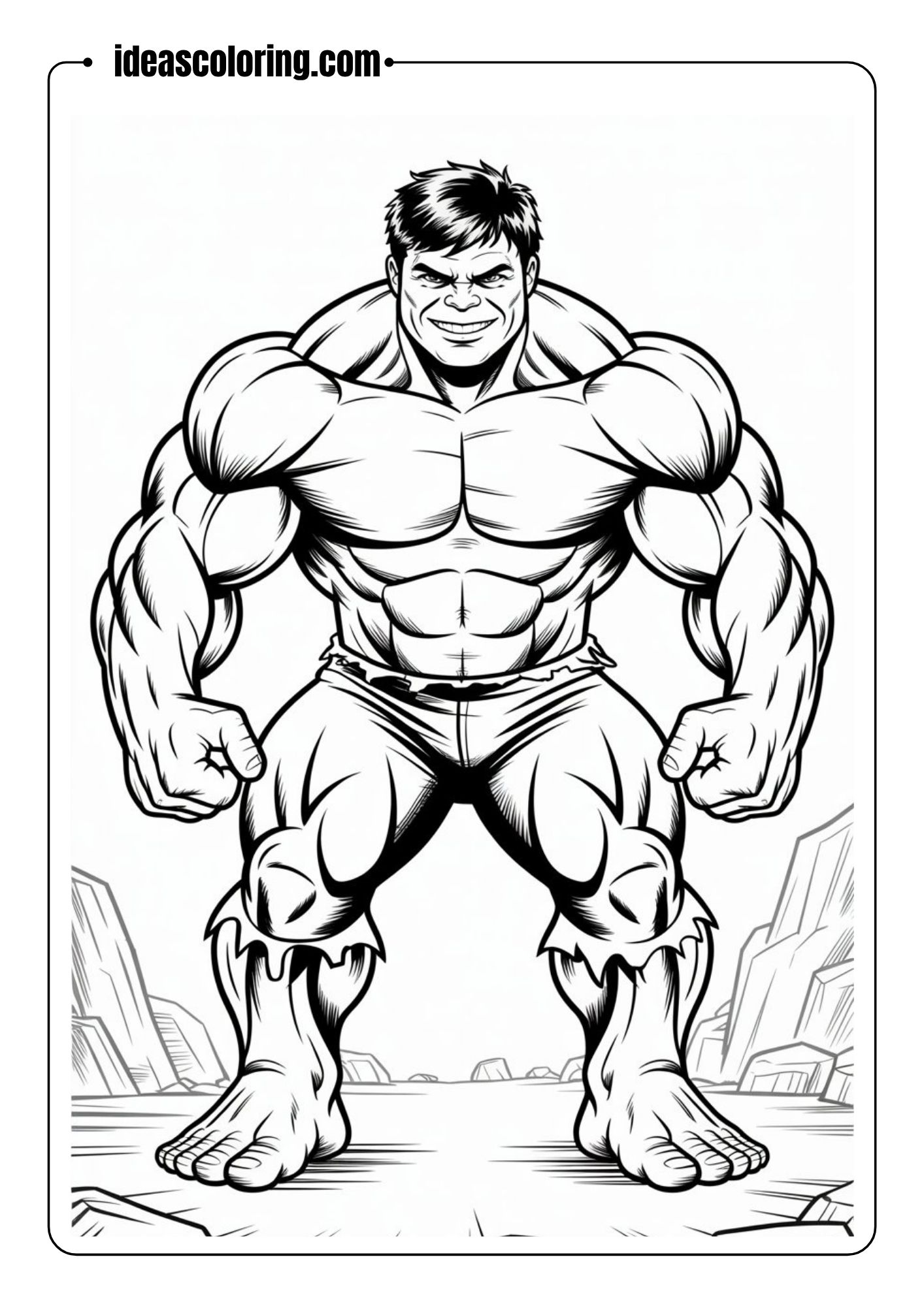 Hulk Coloring Pages (Free PDF Printables) - Ideas Coloring
