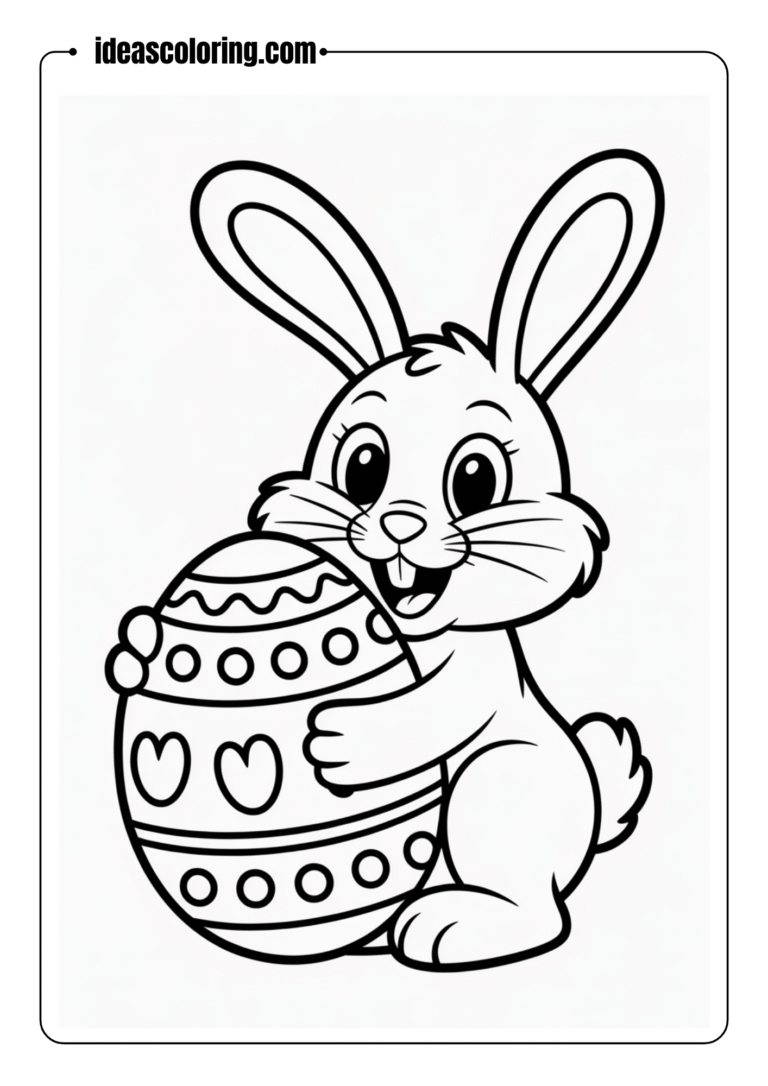 75+ Easter Egg Coloring Pages (Free Printable PDFs)