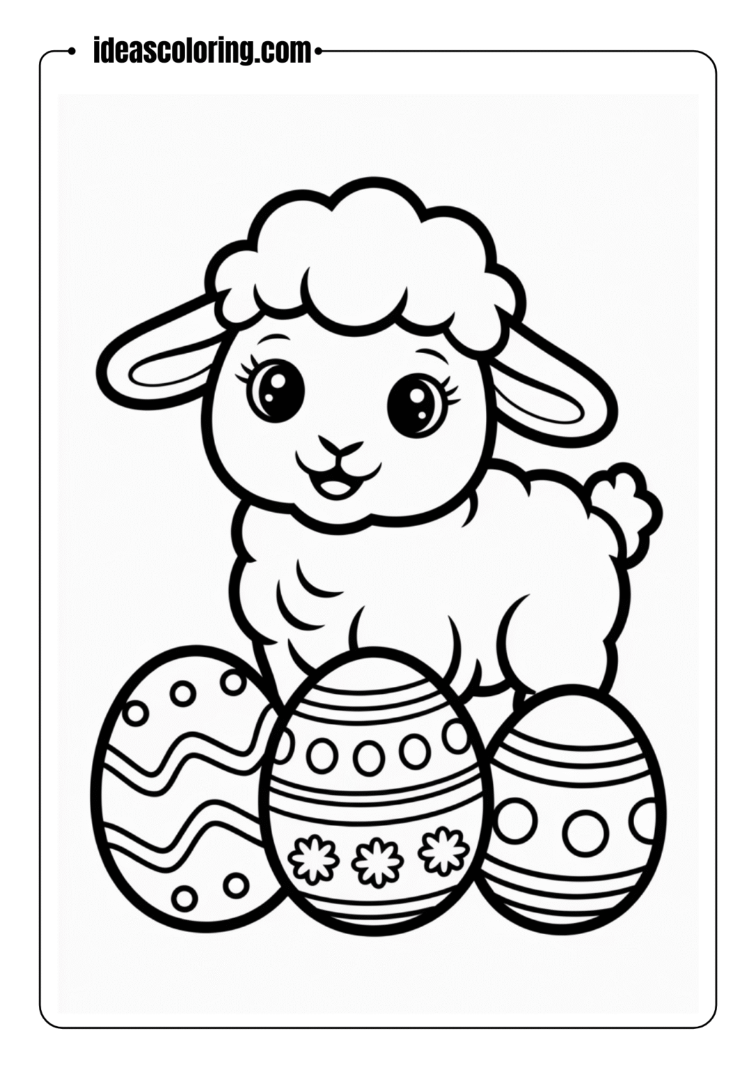 75+ Easter Egg Coloring Pages (Free Printable PDFs)