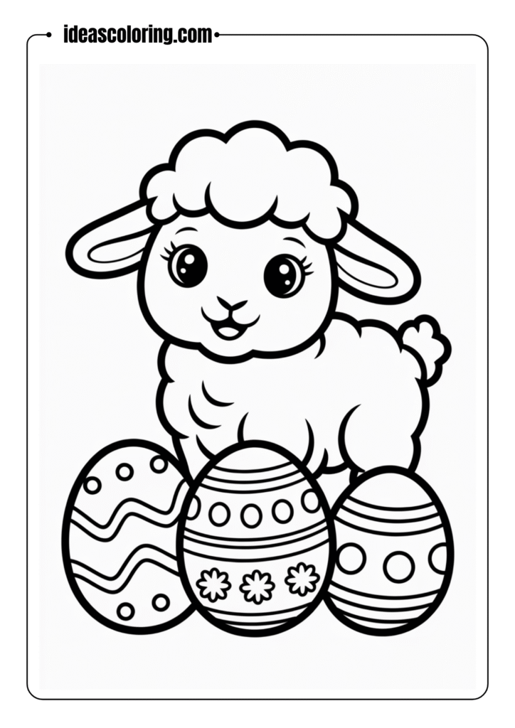 75+ Easter Egg Coloring Pages (Free Printable PDFs)